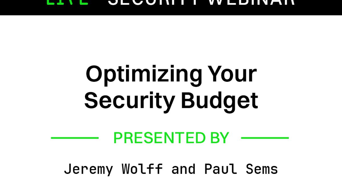 TrustedSec | Optimizing Your Security Budget TrustedSec | Optimizing Your Security Budget